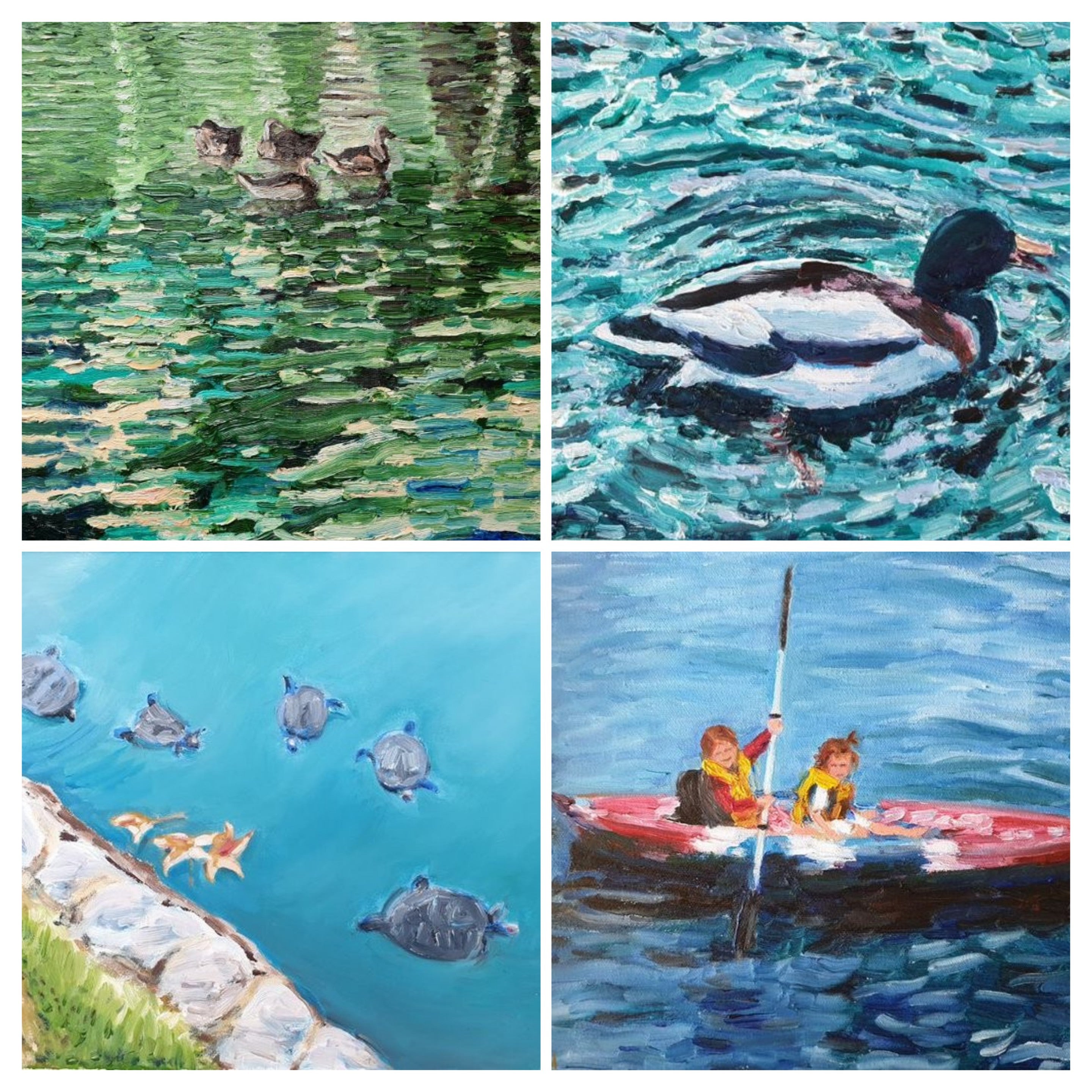 Original one-of-a-kind oil-on-canvas hand-made artworks by Ashu Shendé ...