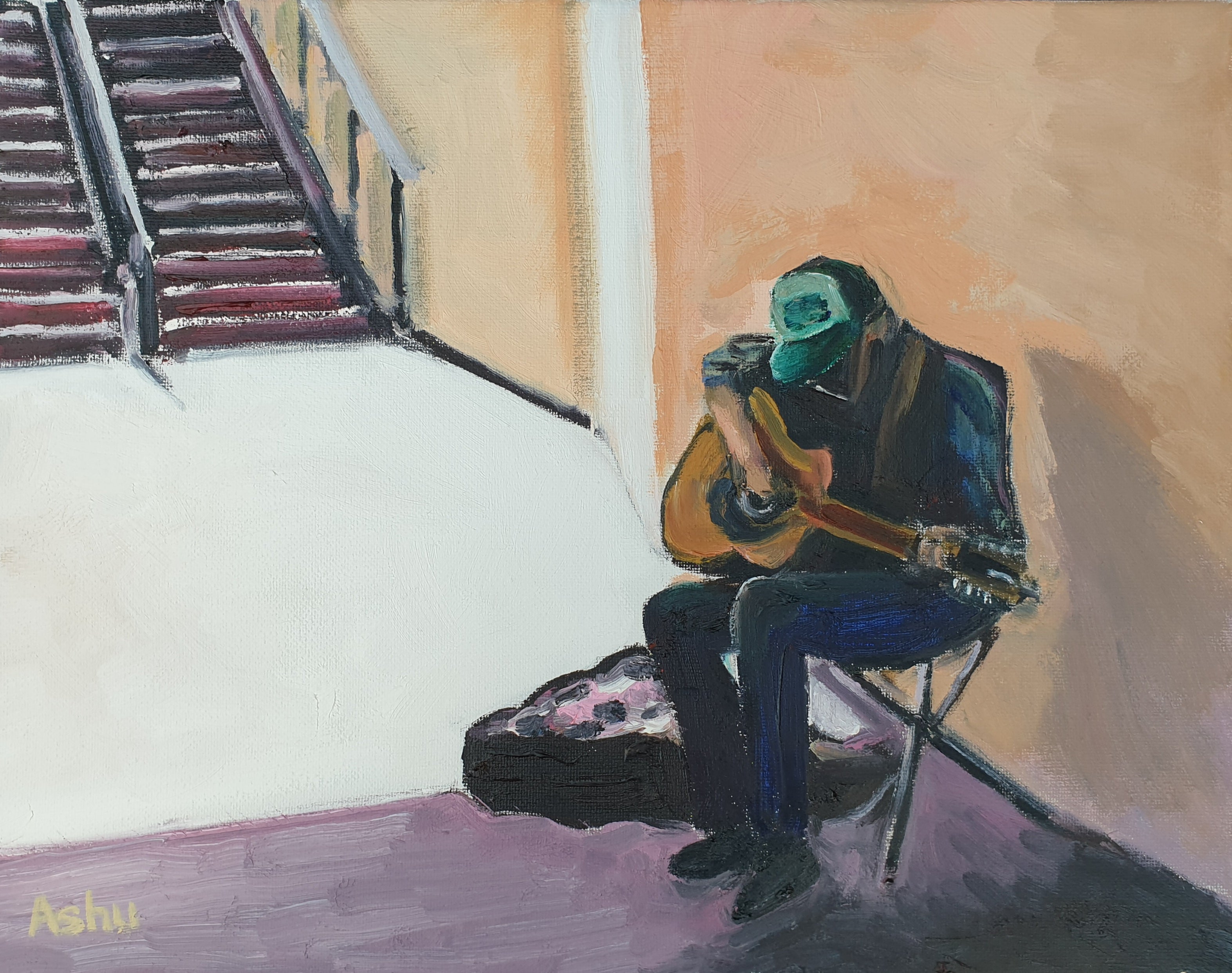 Original one-of-a-kind oil-on-canvas hand-made artworks by Ashu Shendé ...